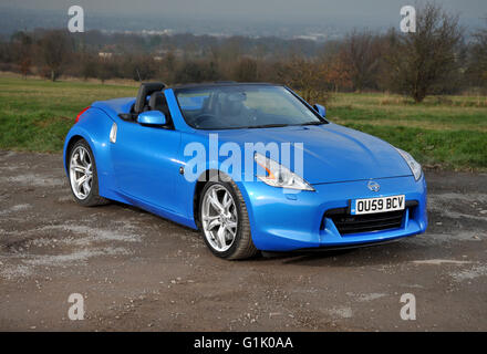 Nissan 370Z convertible Japanese sports car Stock Photo - Alamy