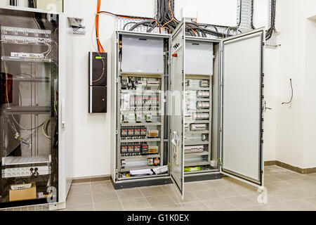 Automatic programming relay has control over electrical panel, power ...