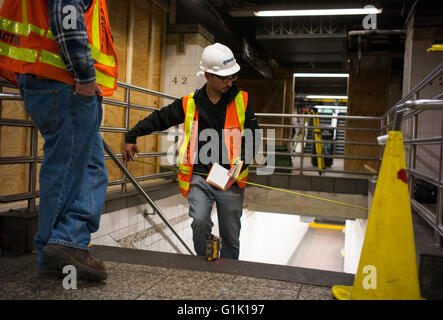 Subway engineer New York City Stock Photo - Alamy