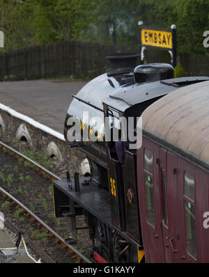 N.C.B. (National Coal Board) steam loco, Ludborough, Lincs Wolds ...