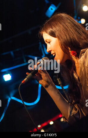 Young Polish musicians perform at the Tygmont jazz club downtown Warsaw ...