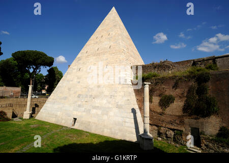 Pyramid of Caius Cestius Stock Photo - Alamy