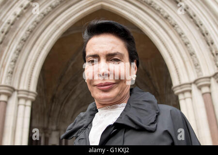 Janan Harb HIgh Court London Saudi Prince secret affair Stock Photo - Alamy