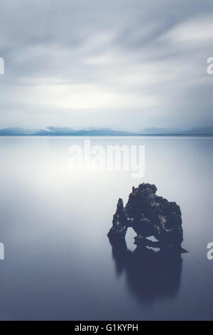 Hvitserkur at dusk, Iceland Stock Photo - Alamy