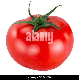 Red tomato isolated on white background Stock Photo - Alamy