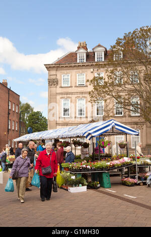 warwick town centre warwickshire england uk Stock Photo - Alamy