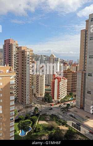Spain, Benidorm, high-rise buildings Stock Photo - Alamy