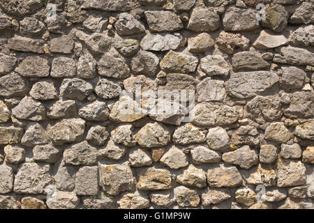 A fieldstone wall made from freestones, usable as background Stock ...