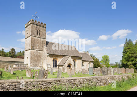 St Peter church Farmington, Gloucestershire, England, UK Stock Photo ...