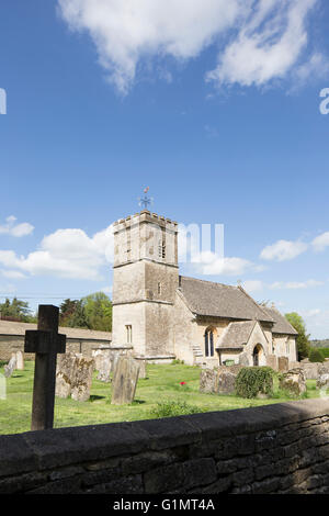 St Peter church Farmington, Gloucestershire, England, UK Stock Photo ...