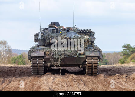 German Bundeswehr Leopard 2A6 main battle tank in Nato camouflage Stock ...