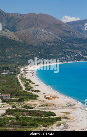 Qeparo beach, Albania Stock Photo - Alamy