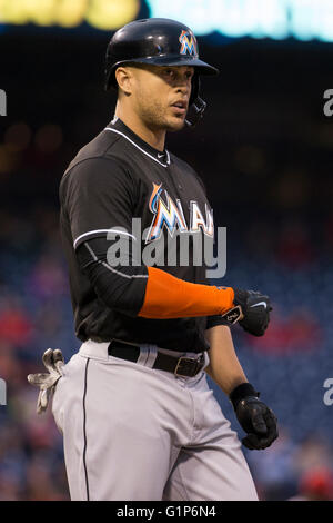 Miami Marlins Giancarlo Stanton during a game against the Washington ...