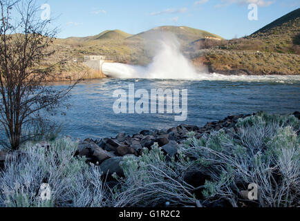 Lucky Peak Dam is a rolled earth and gravel fill embankment dam in the ...