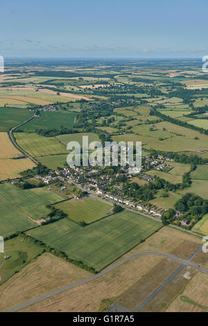 An aerial view of Upper Heyford village and surrounding Oxfordshire ...