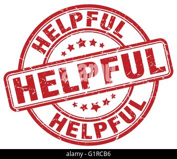 helpful stamp. helpful sign. round grunge label Stock Vector Image ...