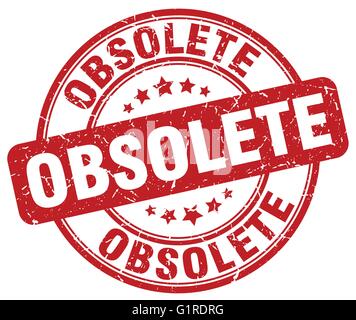 obsolete stamp. obsolete sign. round grunge label Stock Vector Image ...