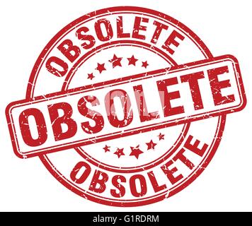 obsolete stamp. obsolete sign. round grunge label Stock Vector Image ...