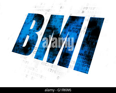 Healthcare concept: BMI on Digital Paper background Stock Photo - Alamy