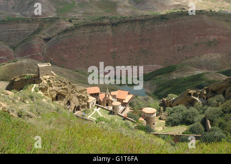 Udabno monastery, David Gareja, Georgia Stock Photo - Alamy