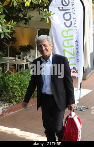 Naples, Italy. 18th May, 2016. Giovanni Francini during the press ...