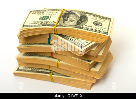 approximately eighty thousand American dollars spread on the stacks and ...