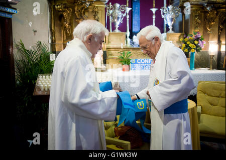 Father Angel, head of NGO Messengers of Peace in San Anton Church ...