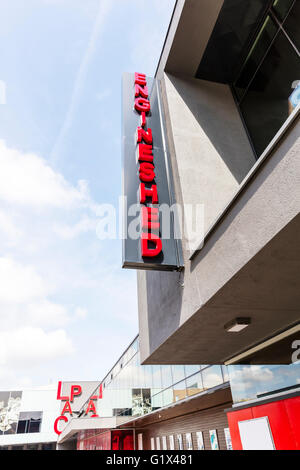 The 'Engine shed' sign, Lincoln Stock Photo - Alamy