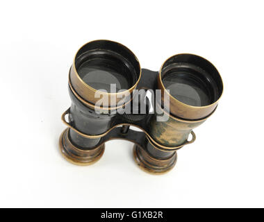 vintage military field glass isolated on white background Stock Photo ...