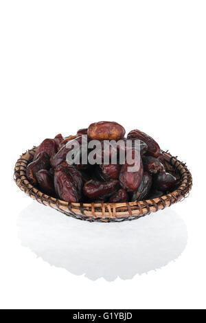 Dried date fruit in the plate Stock Photo - Alamy