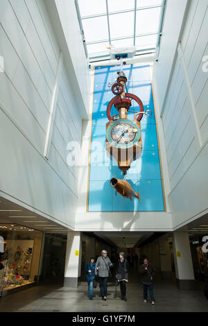 The Wishing Fish Clock Cheltenham Stock Photo - Alamy