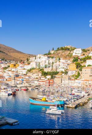Hydra Port at Hydra Island, Greece Stock Photo - Alamy
