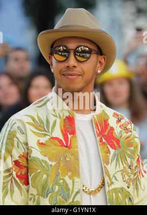 Lewis Hamilton attends the world premiere of "F1 The Movie" on Monday ...