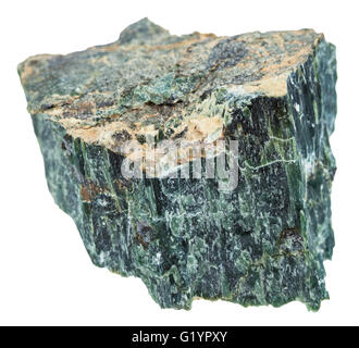 Chrysotile (serpentine asbestos) isolated on white Stock Photo - Alamy