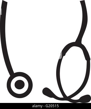 Doctor with stethoscope around his neck icon sign. Set of twenty ...