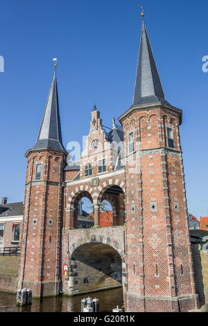 The Watergate in the Dutch city of Sneek is a famous landmark and ...
