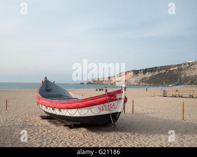 Fishing Boat in Nazare Stock Photo - Alamy