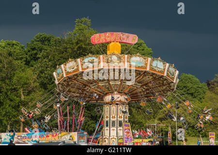 Funfair at Lloyd Park in South Croydon Surrey UK Stock Photo - Alamy