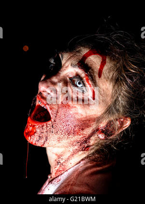 Bologna, Italy. 21st May, 2016. Zombies at the Bologna Zombie Walk ...