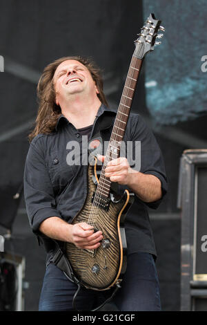 Mike Mushok of Saint Asonia performs during the Rock On The Range ...