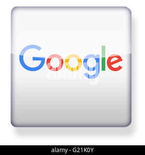 New Google+ logo as an app icon. Clipping path included Stock Photo - Alamy