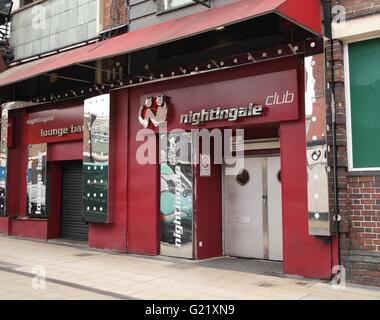 The Nightingale Club gay club in the gay village area of Birmingham ...