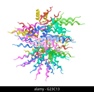 Protein, enzyme as a molecular model Stock Photo - Alamy