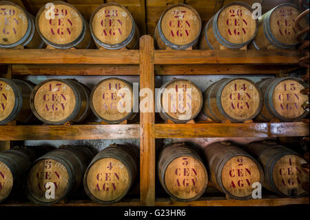 wine and liquor storage room Stock Photo - Alamy