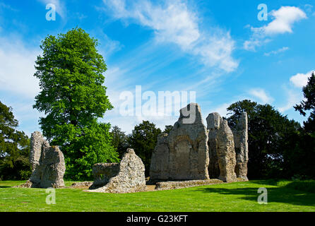 Ruins of Weeting Castle, Norfolk, UK Stock Photo - Alamy
