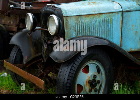 Antique truck, Busek Auto Museum, Galvin, Washington Stock Photo - Alamy