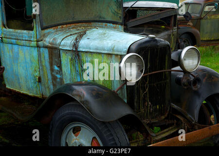 Antique truck, Busek Auto Museum, Galvin, Washington Stock Photo - Alamy