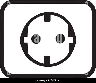 socket icon Stock Vector Image & Art - Alamy