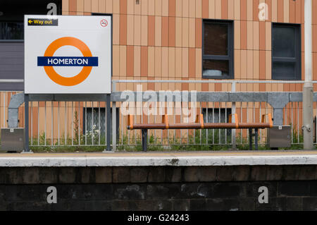 London overground Homerton Station Stock Photo - Alamy