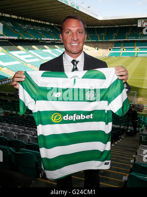 Celtic manager Brendan Rodgers after the UEFA Champions League match at ...